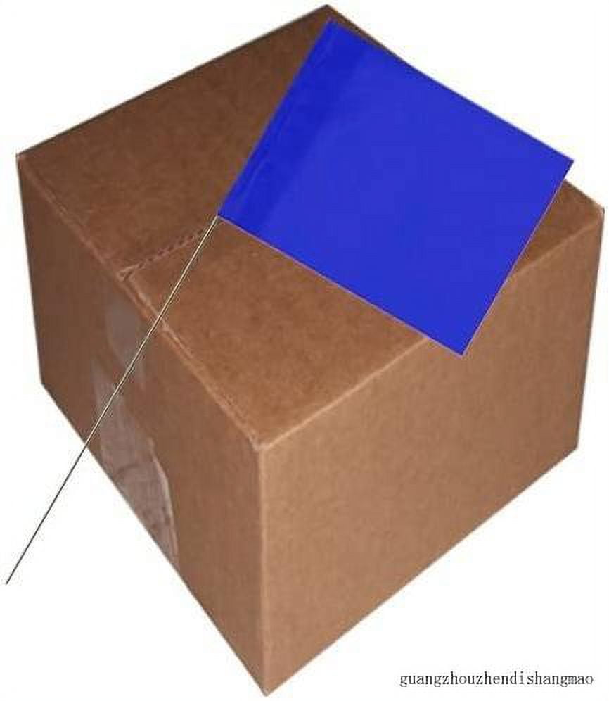 Marking/Survey Flags, 4" X 5" W/21" Wire, Several Colors, Blue - 1000 ...
