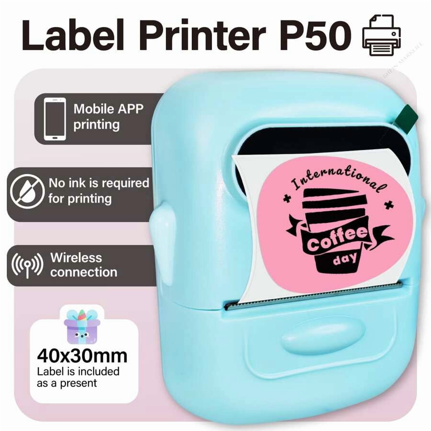 Marklife P50 Label Maker Machine With Tape, 2 Inch Portable Thermal ...