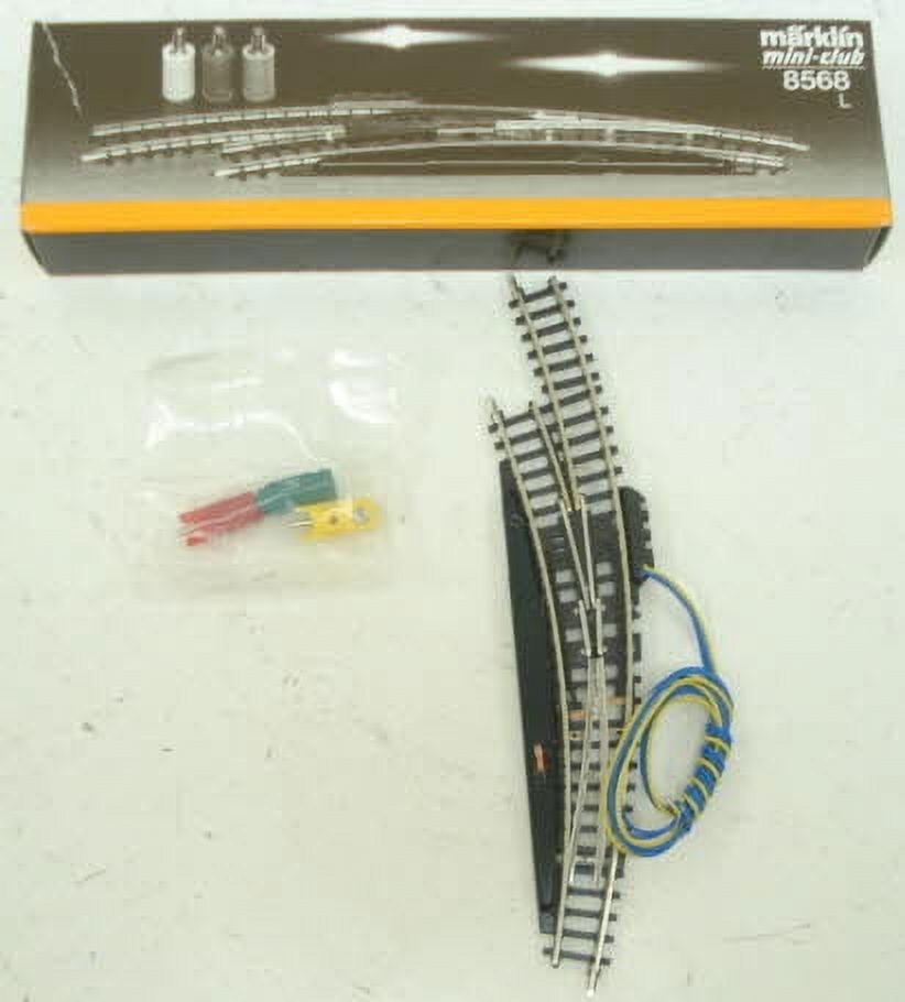 Marklin 8568 Z 7-11/16" 30° Electric Left Curved Turnout - Walmart.com