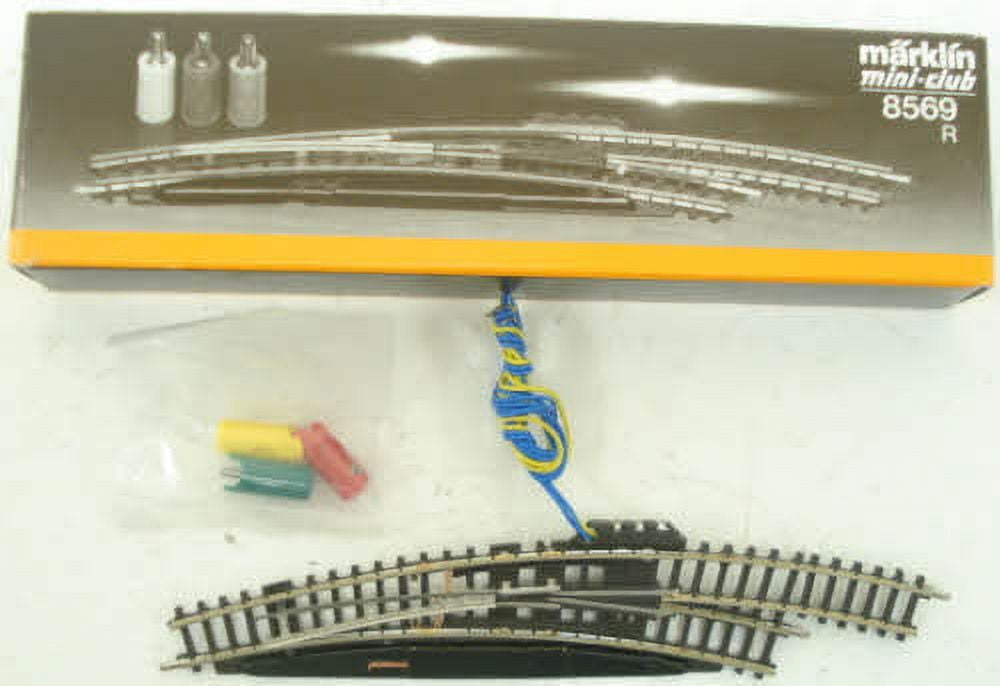 Marklin 8569 Z 7-11/16" 30° Electric Right Curved Turnout - Walmart.com