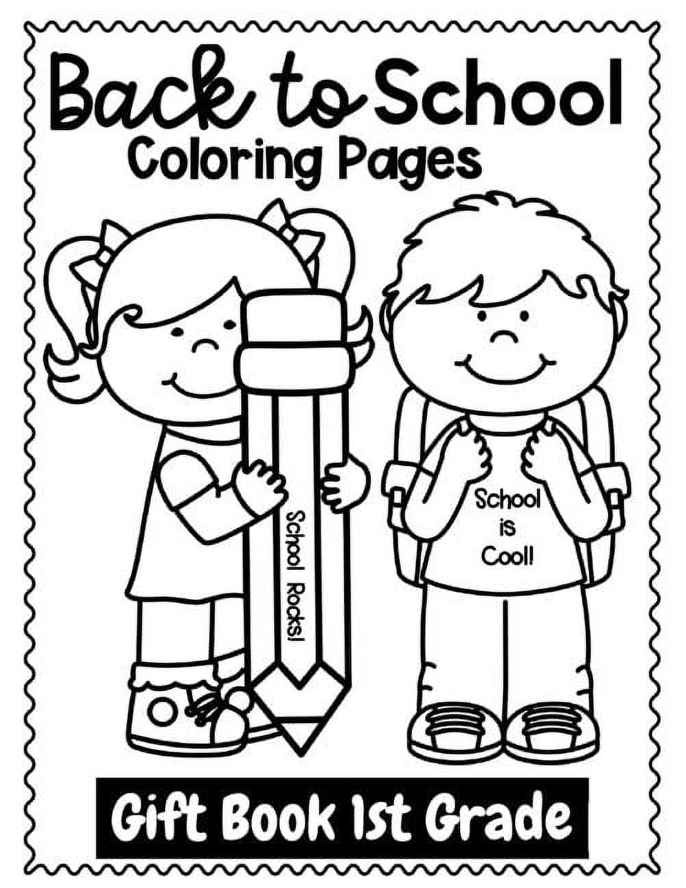 Marko Dani: Back to School Coloring Pages, Book 1 (Paperback) - Walmart.com