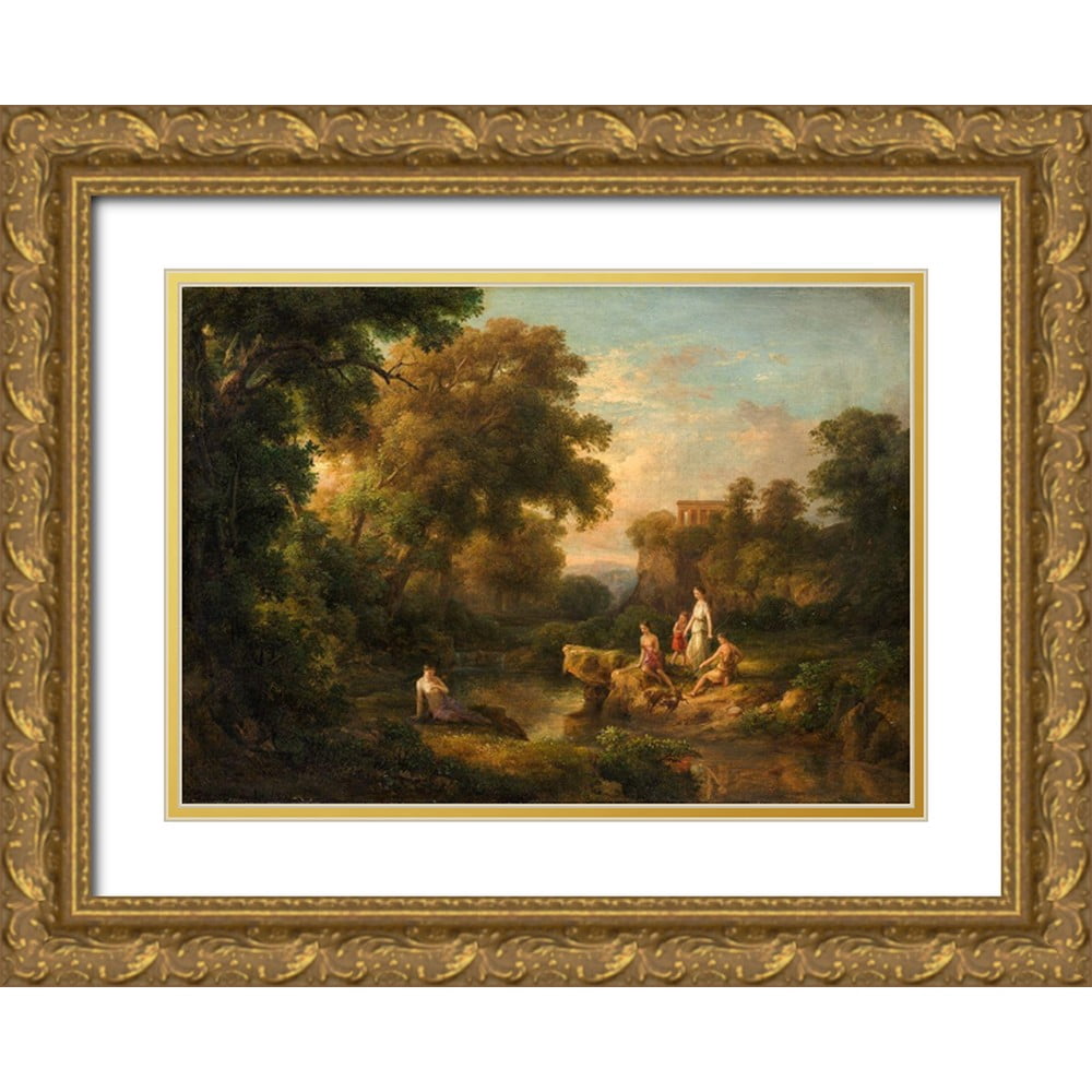 Marko, Karoly 24x18 Gold Ornate Wood Framed with Double Matting Museum ...