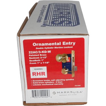 Perko 0918DP0CHR Regular-Bevel Rim Lock Set with Box Strike - Walmart.com