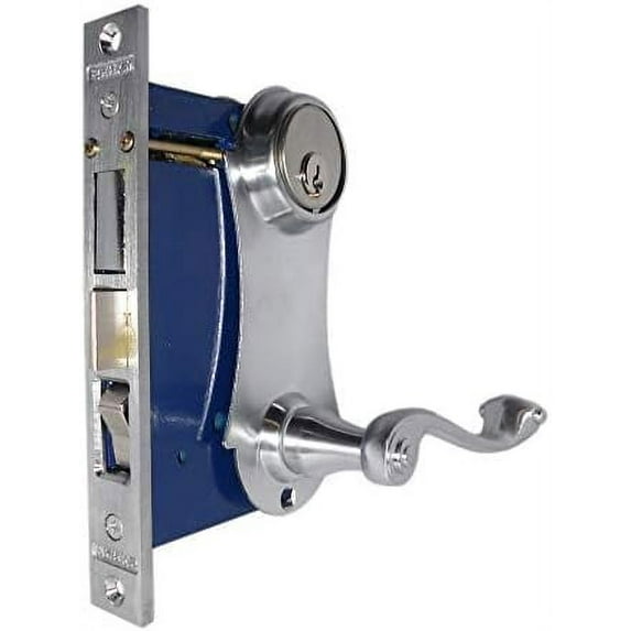 Marks 9215AC/26D-W Right Hand Reverse Satin Chrome Double Cylinder ...