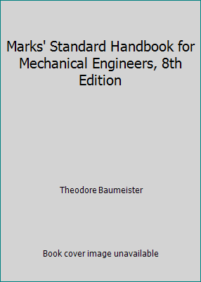 Pre-Owned Marks' Standard Handbook for Mechanical Engineers (Hardcover ...