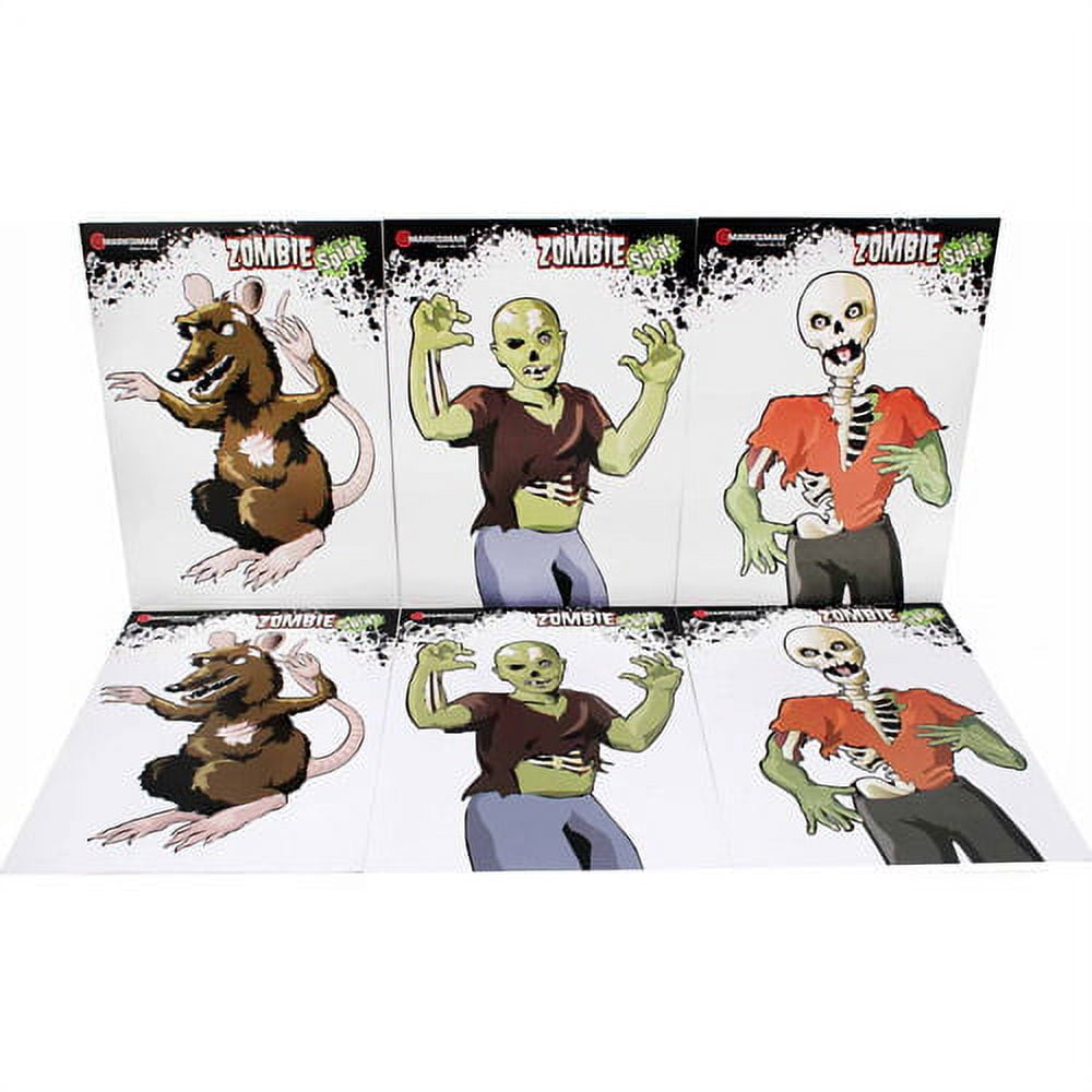 Marksman Zombie Style Paper Targets 3 Styles 2 ea 90918 - Walmart.com