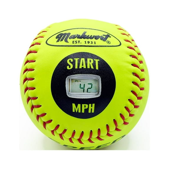 Markwort Fast Pitch 12" Speed Sensor Softball, Official Practice Yellow ...