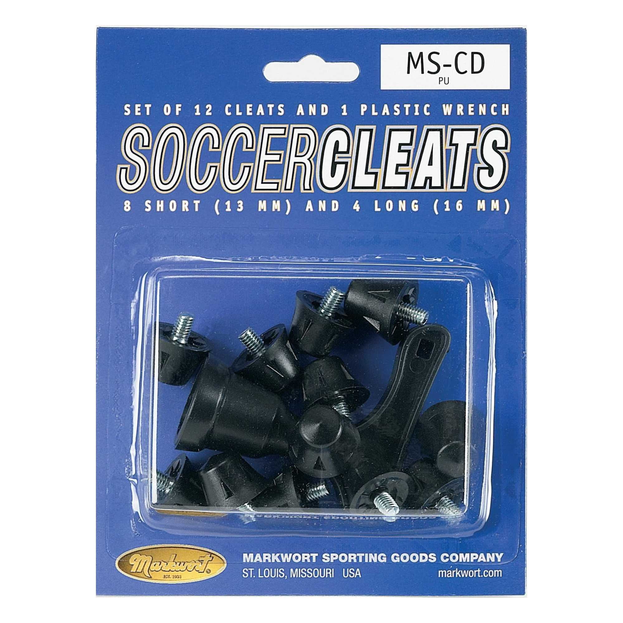 Markwort Football & Soccer Replacement Cleats with Wrench - Black ...