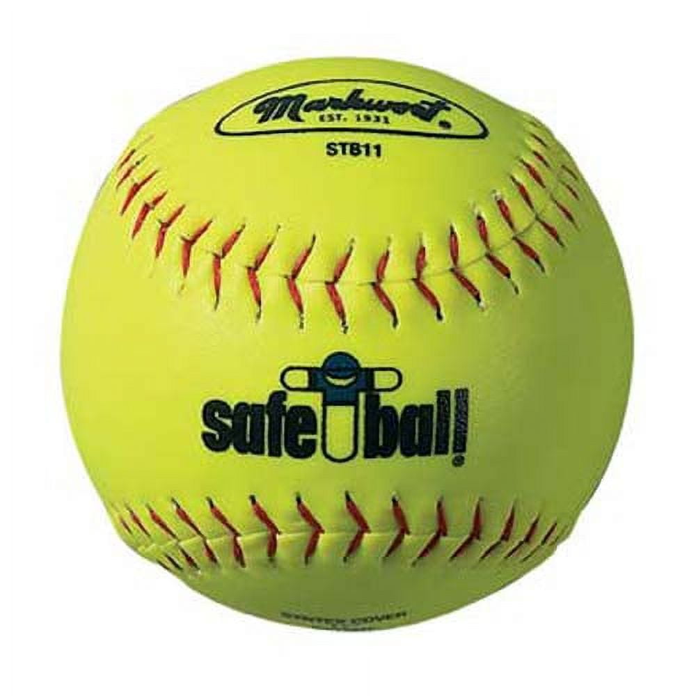 Markwort Safe-T-Ball Softball - 11" - Yellow - Walmart.com