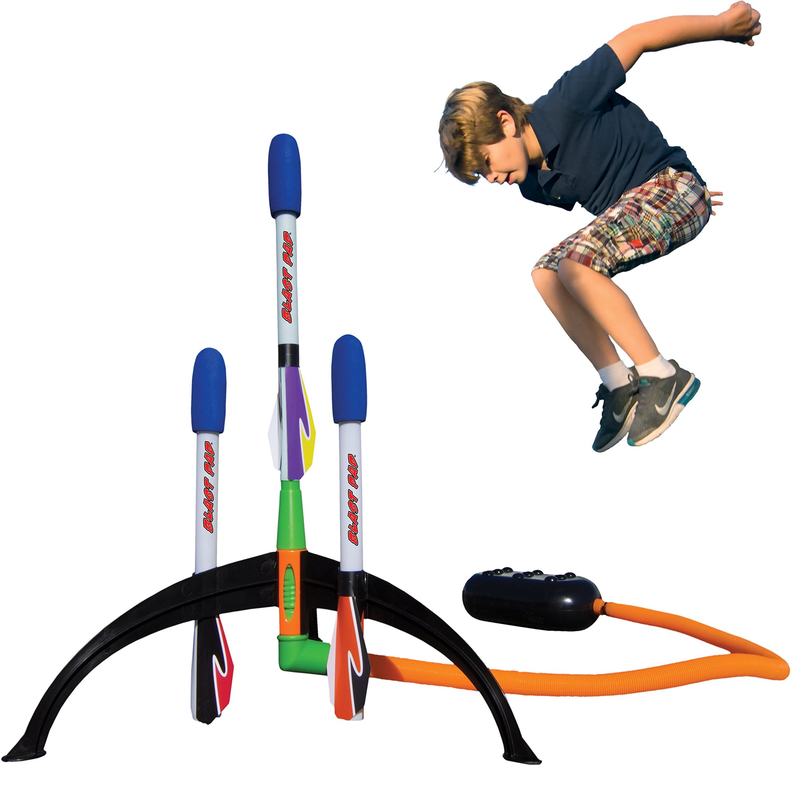 Marky Sparky Blast Pad Rocket Launcher, Stomp Toys Air, Shoots Over 200 ...