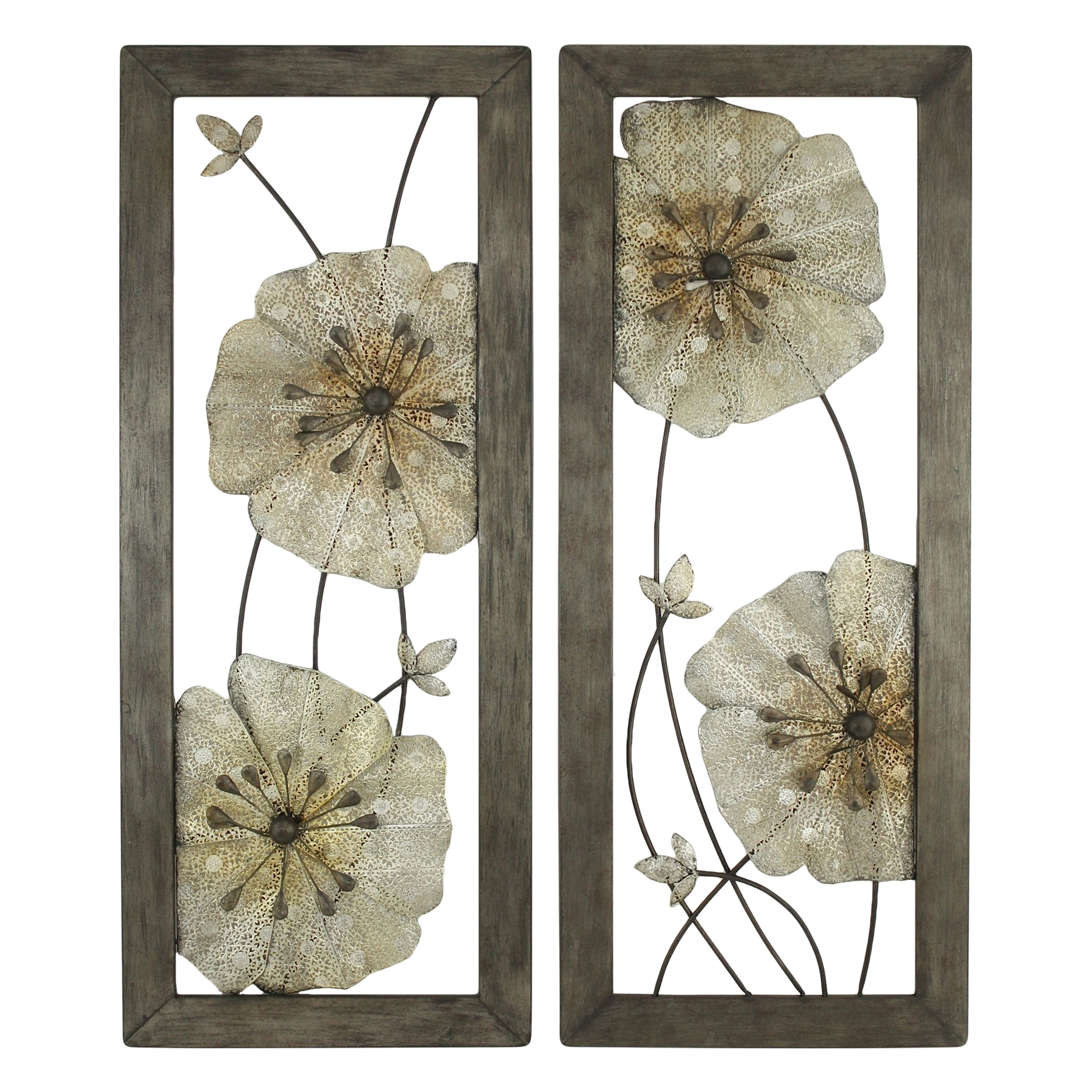 Marla Flower Wall Decor (Set of 2) - Walmart.com