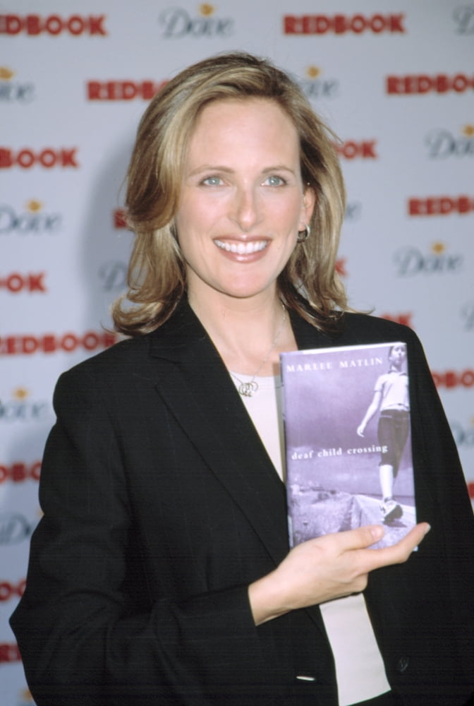 Marlee Matlin (Holding Copy Of Her Book "Deaf Child Crossing") At ...