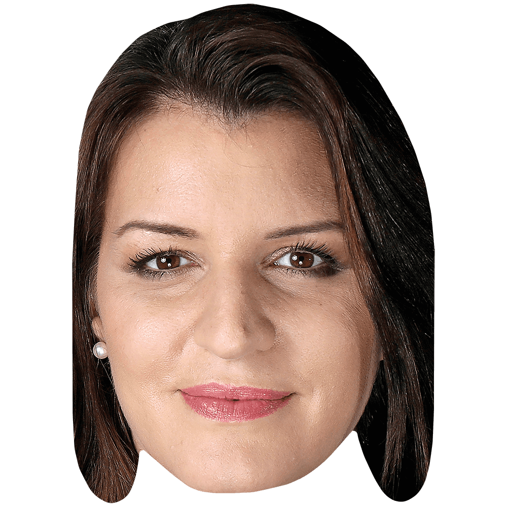 Marlene Schiappa (Smile) Celebrity Mask, Flat Card Face, Fancy Dress ...