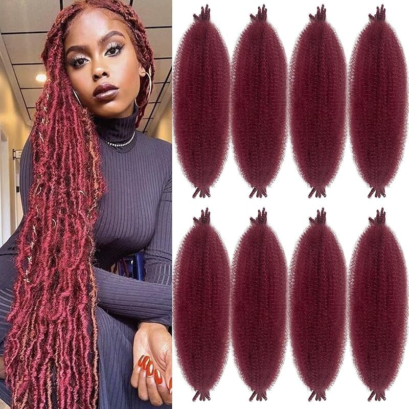 Marley Hair 16 Inch Cuban Twist Hair 8 Pack Marley Twist Braiding Hair ...