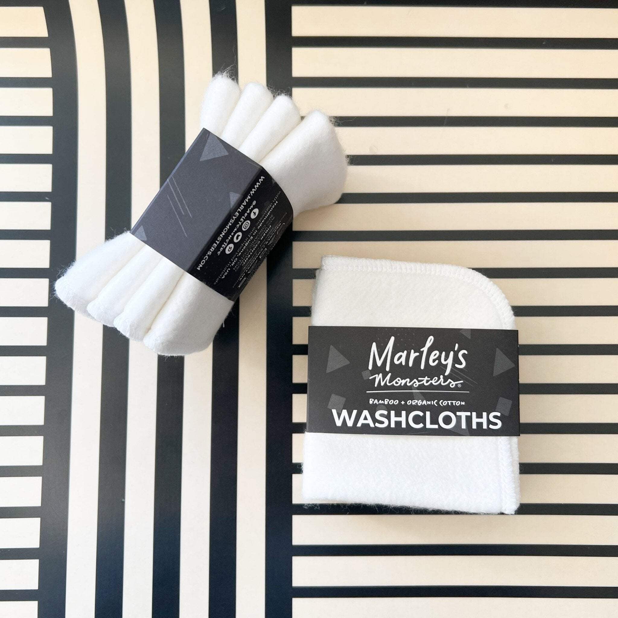 Marley's Monsters Bamboo Washcloths: Pack of 4 - Walmart.com