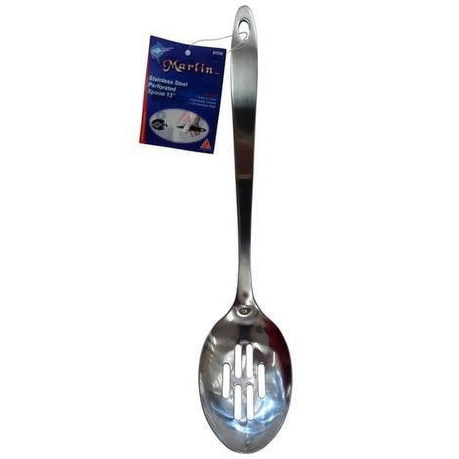 Marlin 13" Stain Steel Perforated Spoon - Walmart.com