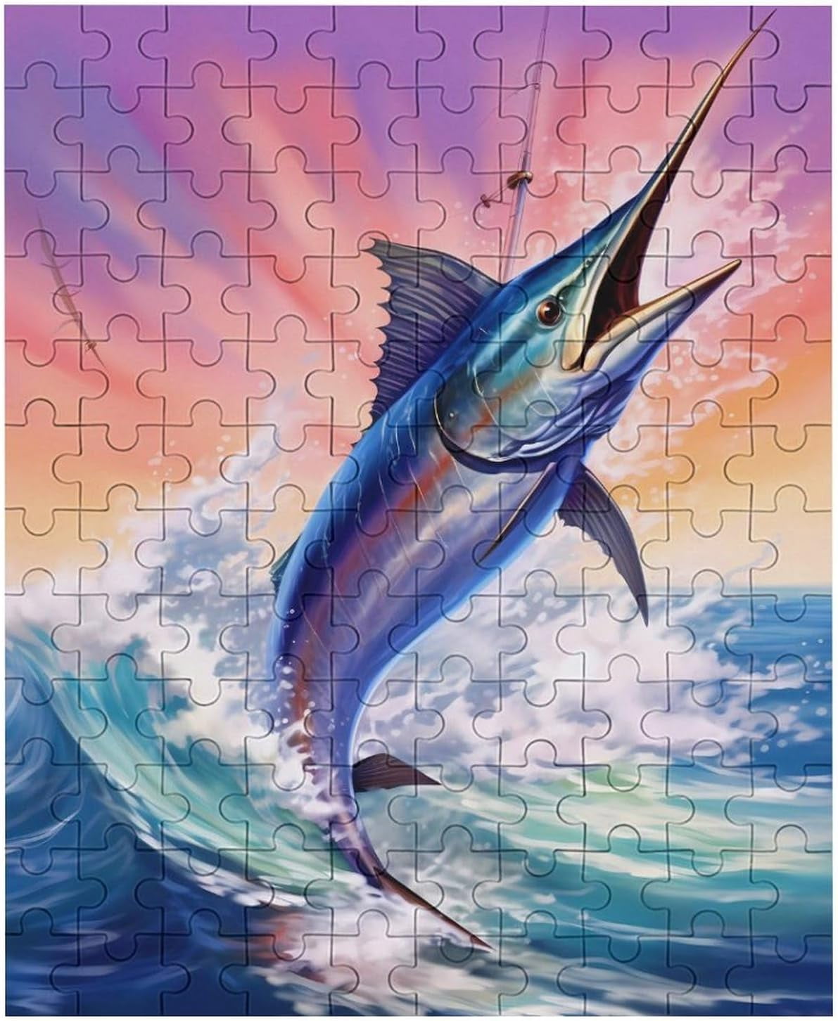 Marlin Fish Swordfish Jigsaw Puzzles Personalized Picture Puzzle Best ...