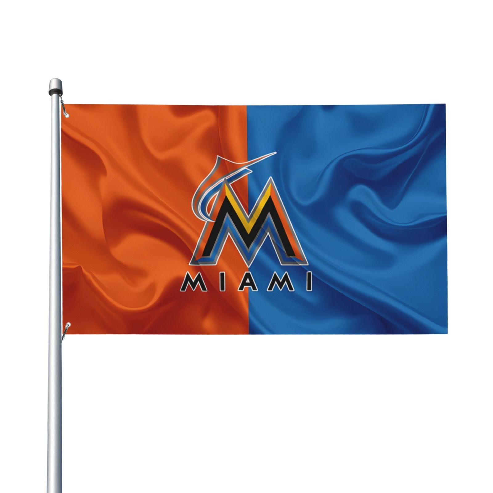 Marlins Baseball Team Custom Outdoor 3x5FT Decorative Flags, Easy to ...
