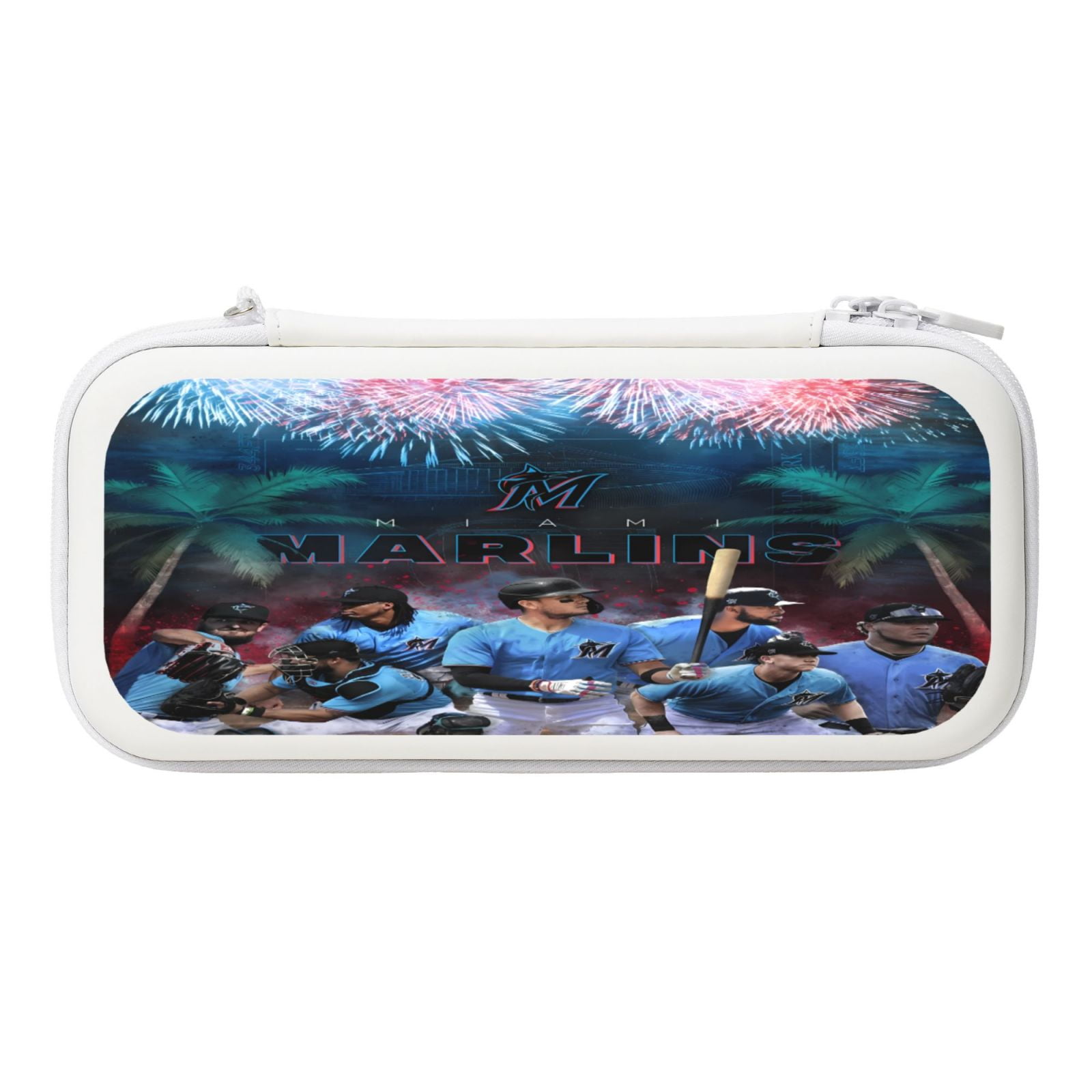 Marlins Double Sided Pattern EVA Switch Console Storage Bag for Traveling for Switch and ...
