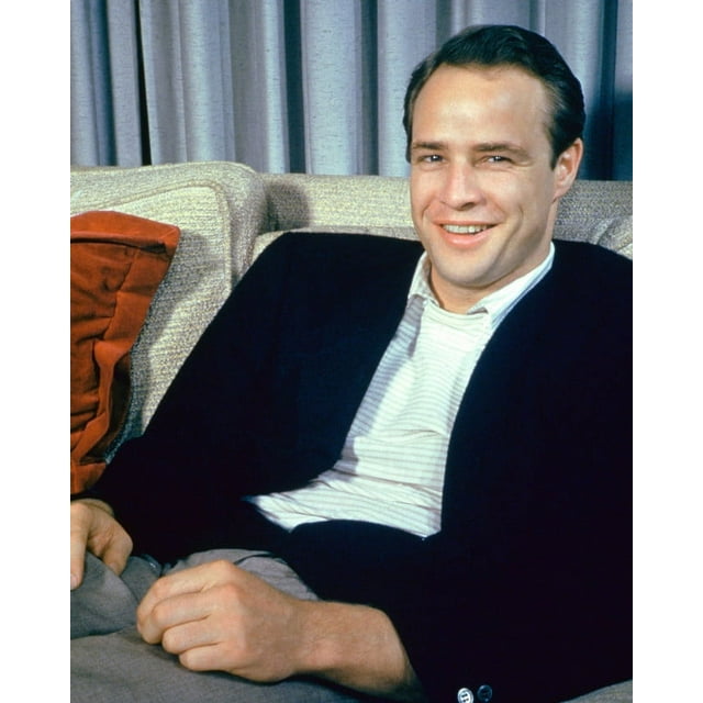 Marlon Brando 24X36 Classic Hollywood Poster Smiling Young Pose ...