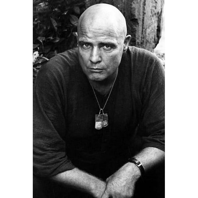 Marlon Brando 24x36 Poster Apocalypse Now as Colonel Kurtz - Walmart.com