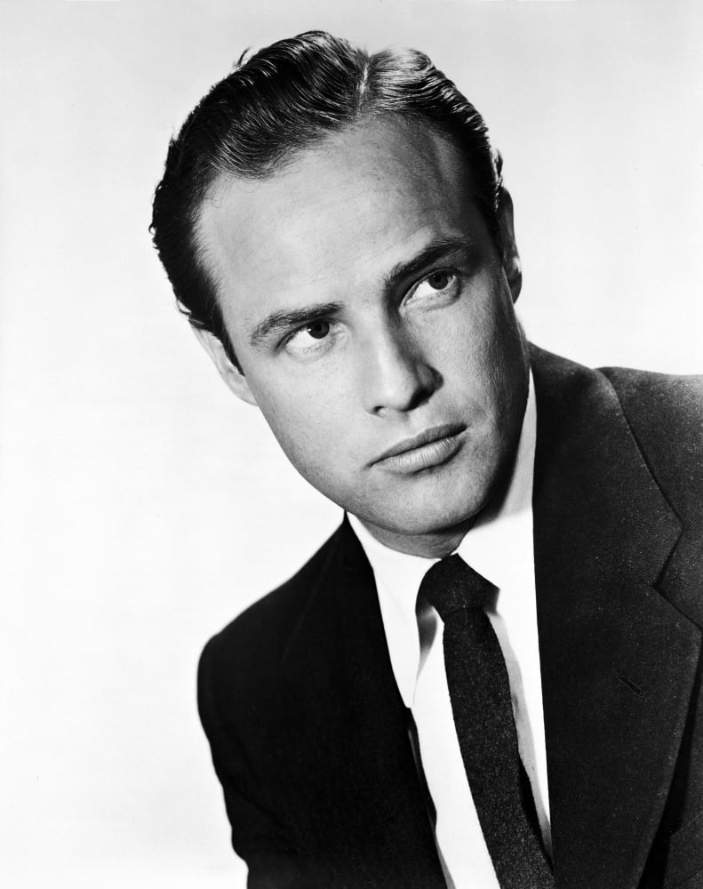 Marlon Brando Movie Scene with Group of People Arguing with Five Police ...