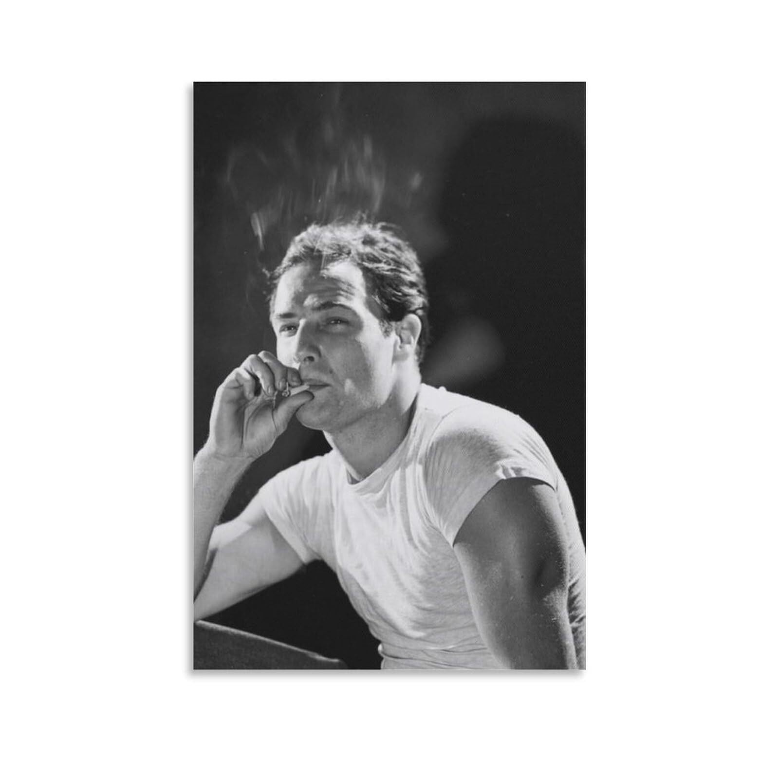 Marlon Brando Star Portrait Rare Printed Poster Canvas Wall Art Print ...