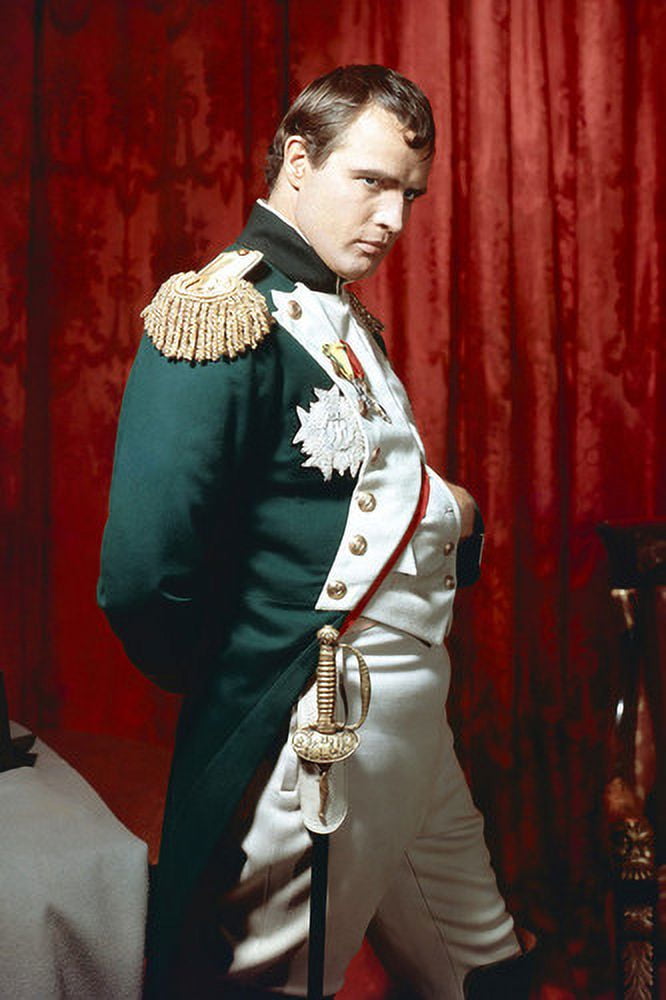 Marlon Brando profile sword on side of uniform 24x36 Poster - Walmart.com