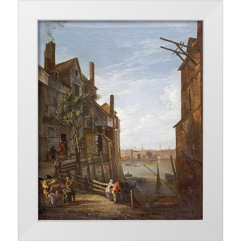 Marlow, William 12x14 White Modern Wood Framed Museum Art Print Titled ...