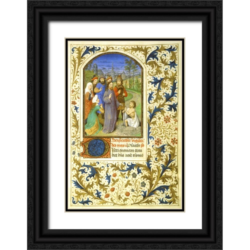 Marmion, Simon 18x24 Black Ornate Wood Framed with Double Matting ...