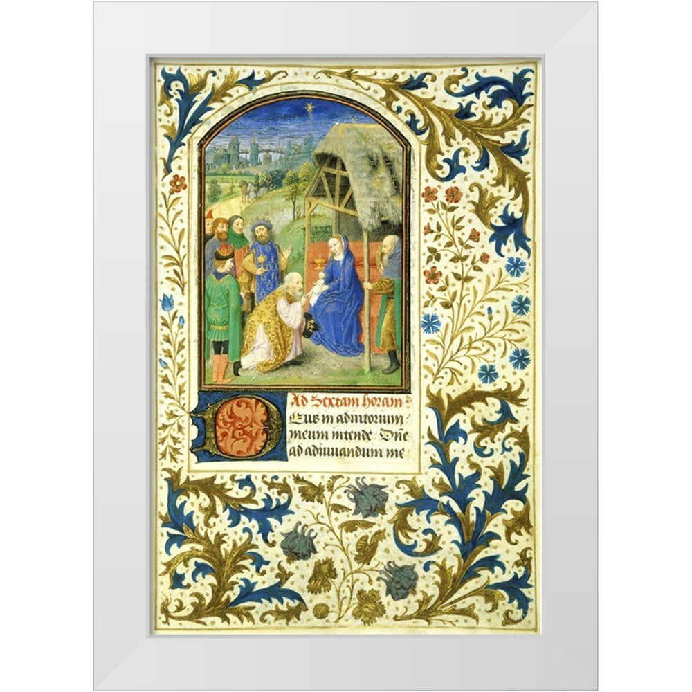 Marmion, Simon 23x32 White Modern Wood Framed Museum Art Print Titled ...