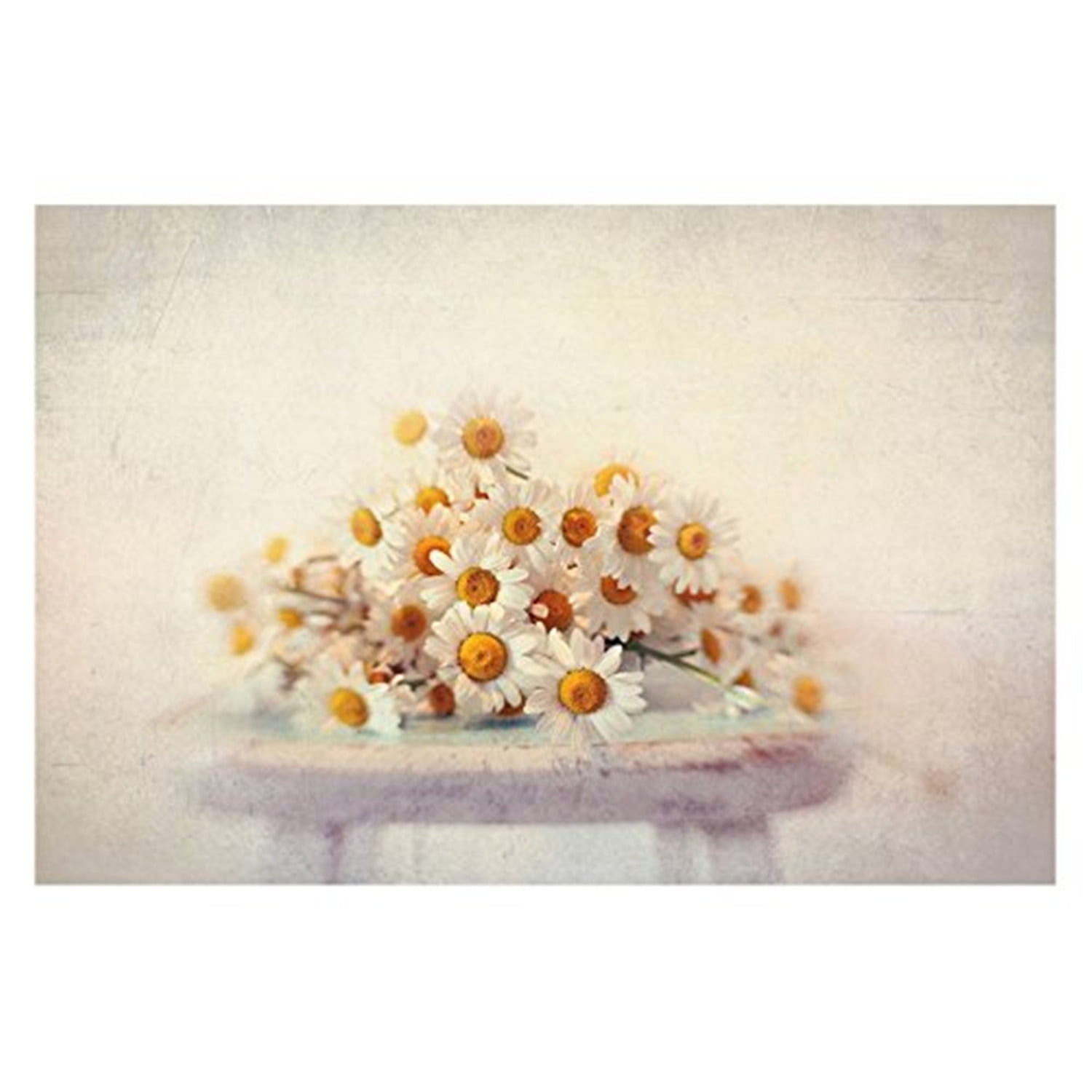 Marmont Hill "Daisies on a Stool" by Sylvia Cook Painting Print on ...