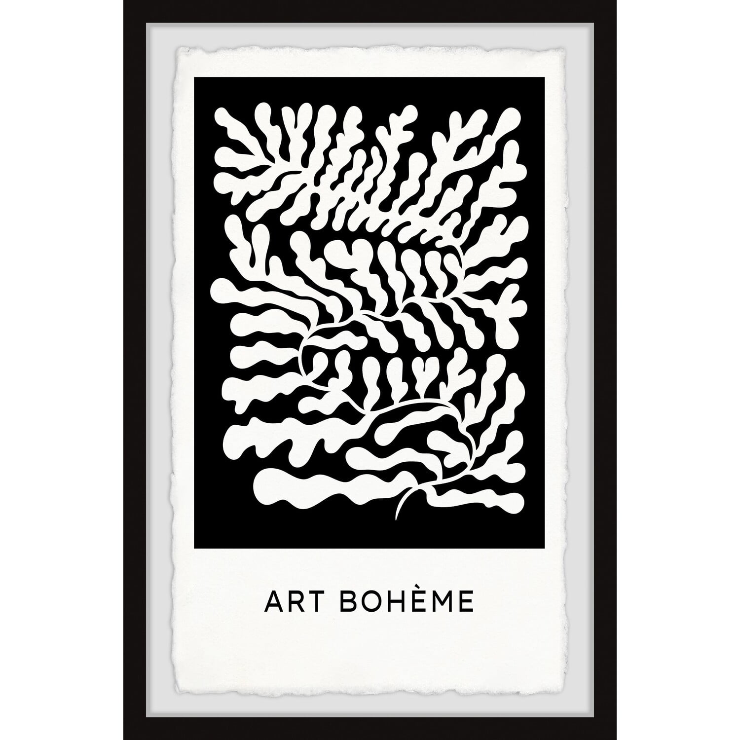 Marmont Hill Fern Collage Framed Painting Print - Walmart.com