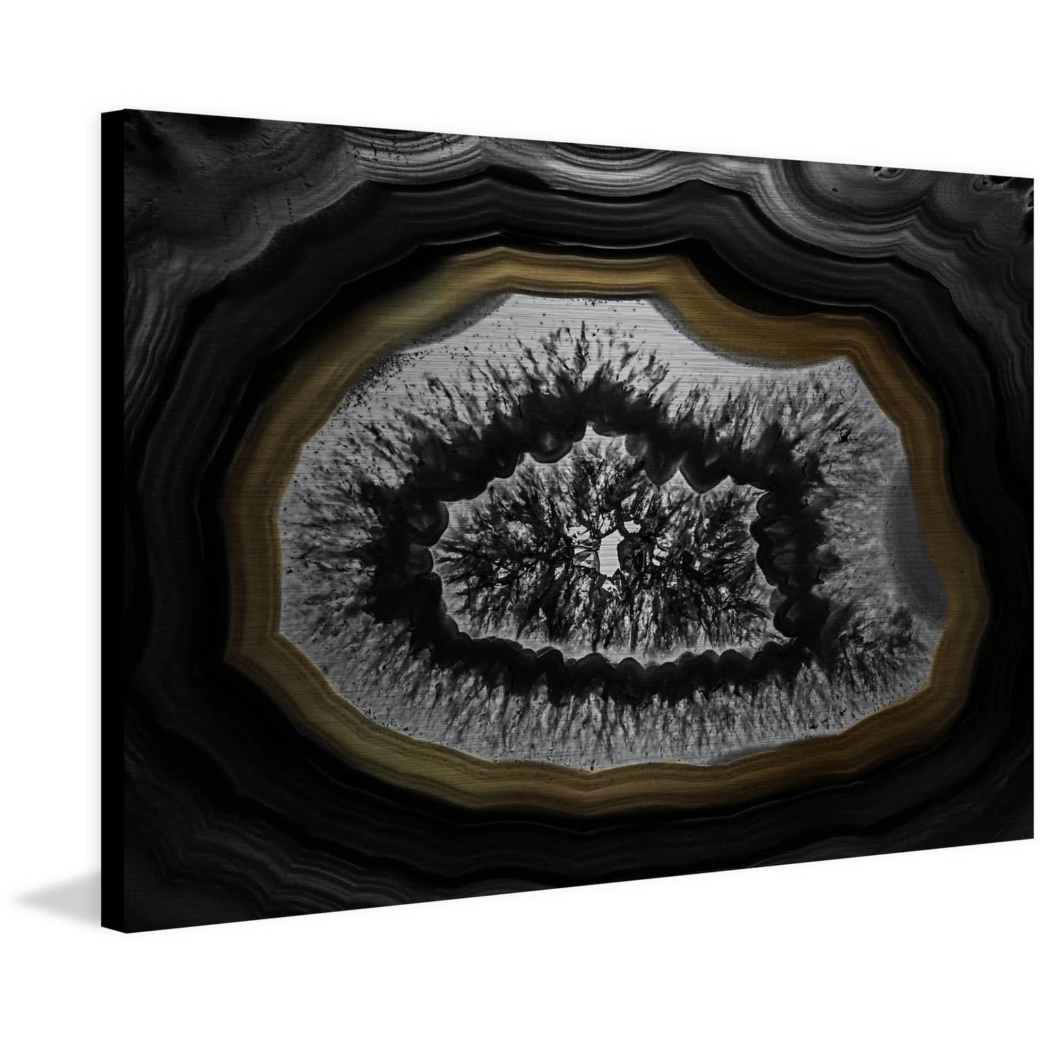 Marmont Hill "Jagged Edges" Painting Print on Brushed Aluminum ...
