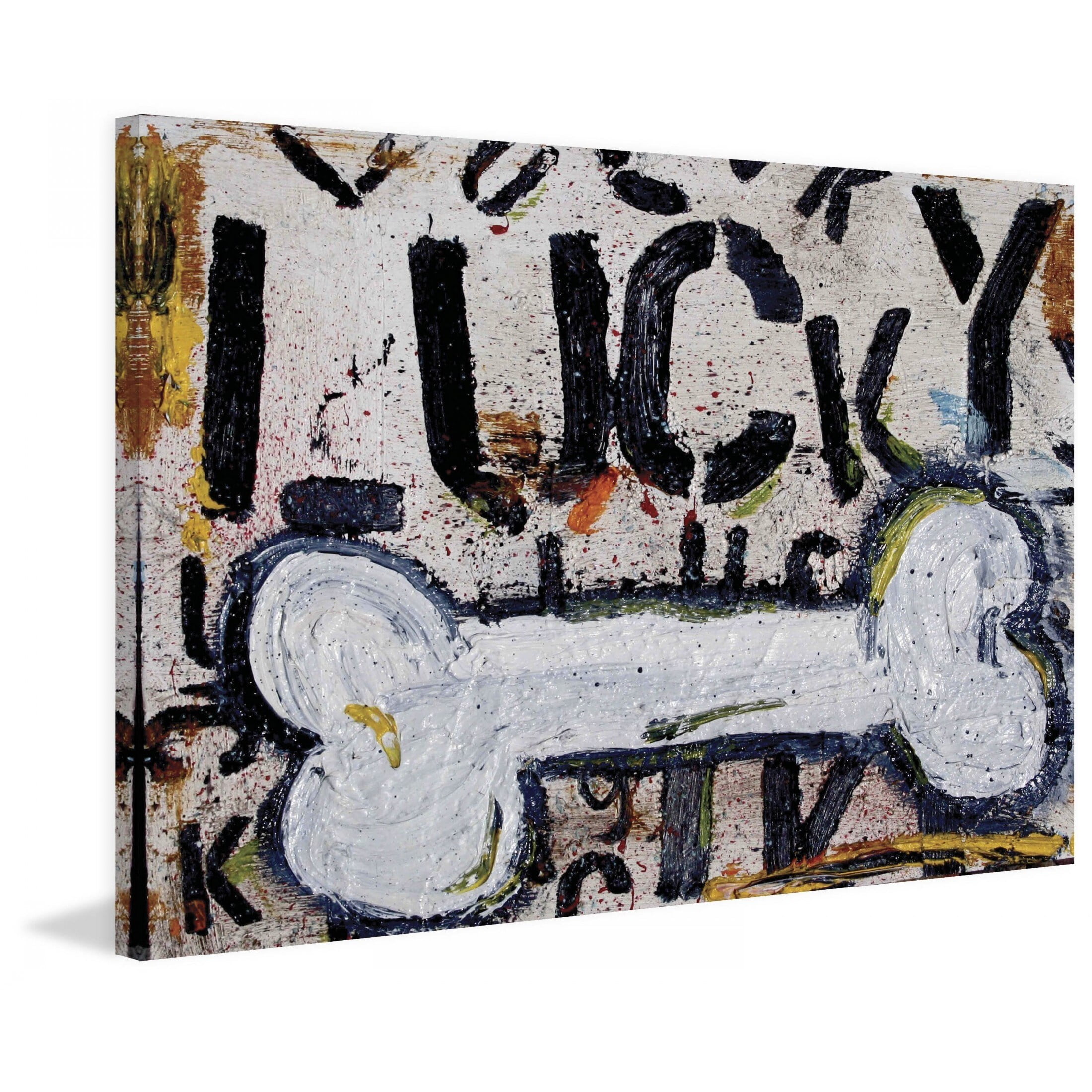 MARMONT HILL - "Lucky Bone" by Tori Campisi Painting Print on Canvas ...
