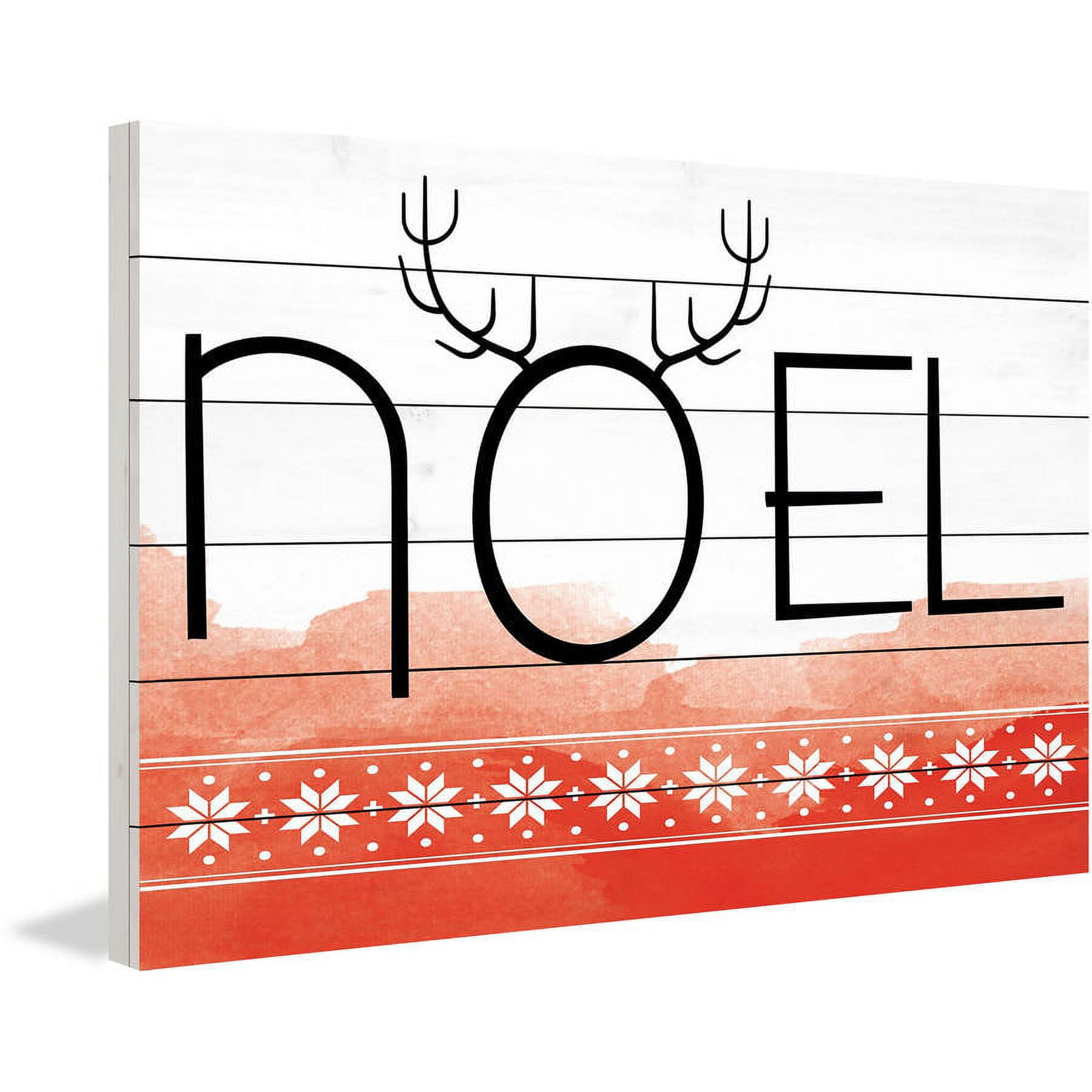 Marmont Hill Noel Wood Painting Print - UV Ink - Ready to Hang ...