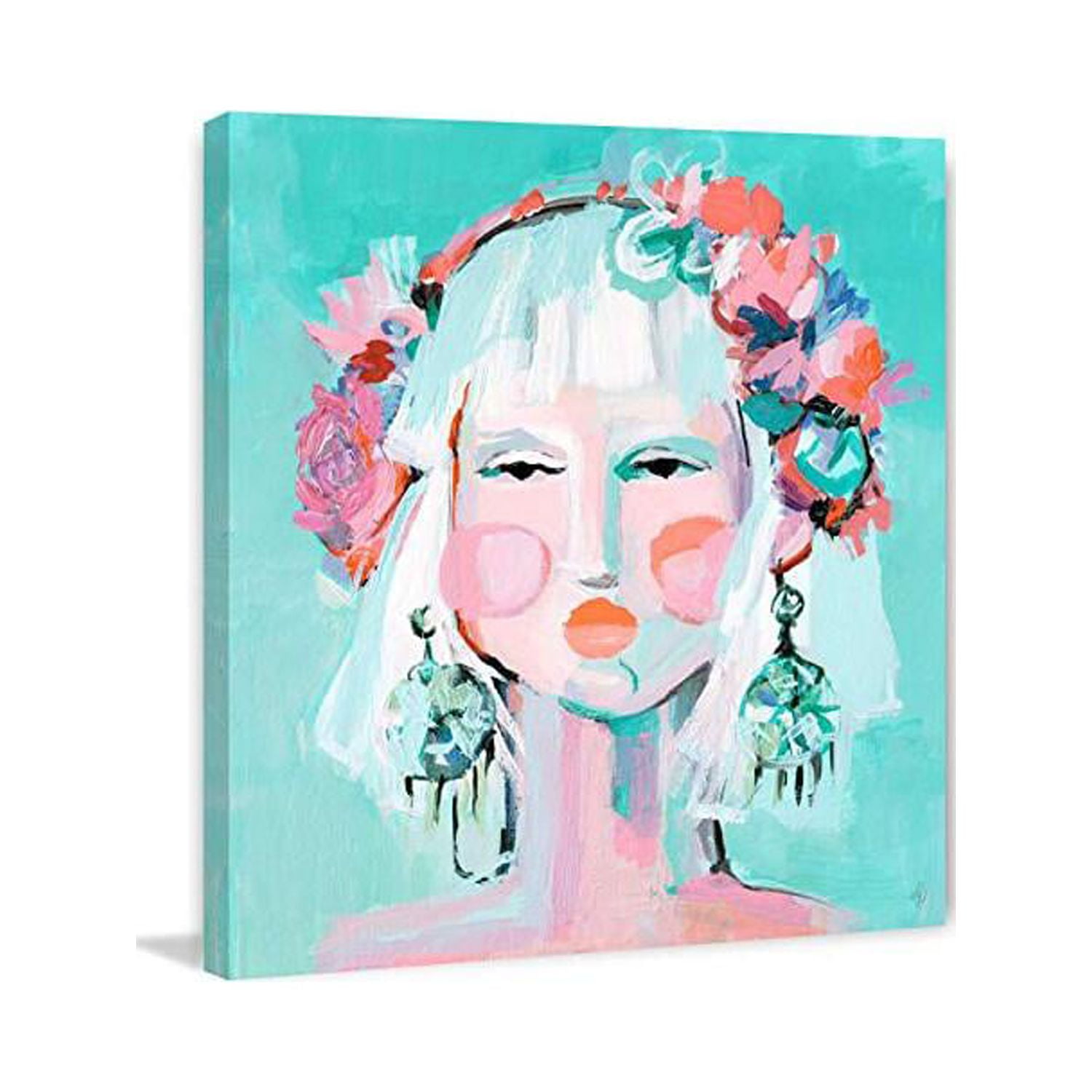 Marmont Hill Painted Pretty Painting Print on Wrapped Canvas - Walmart.com
