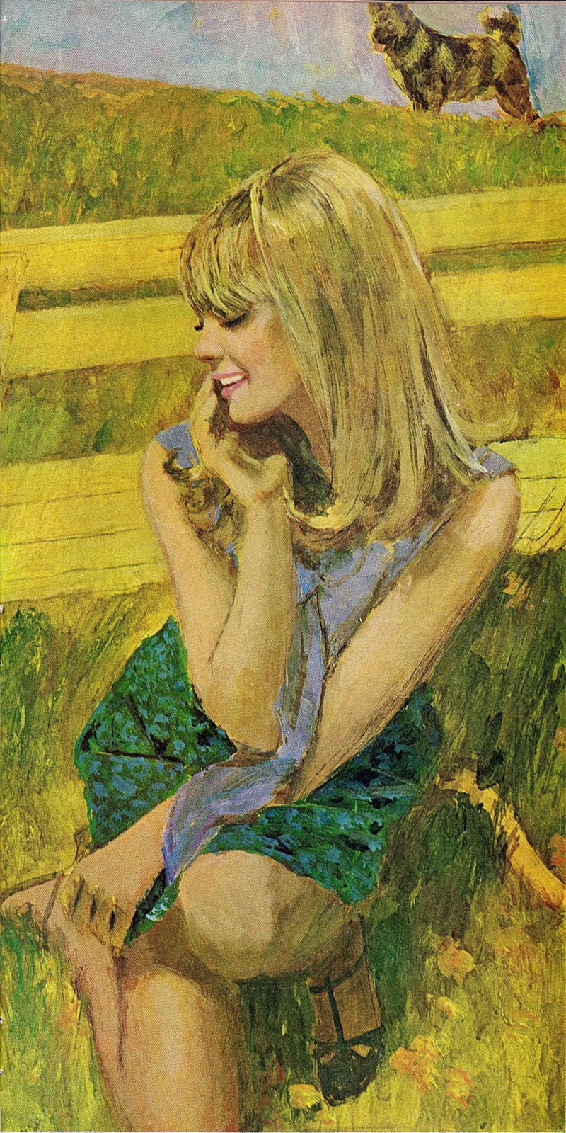 Marmont Hill Pastel Portrait - 60x30 - Coby Whitmore Painting Print ...