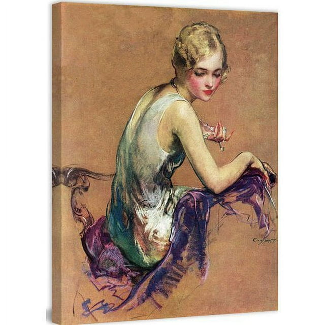 Marmont Hill "Pastel Portrait" by Guy Hoff Painting Print on Canvas ...
