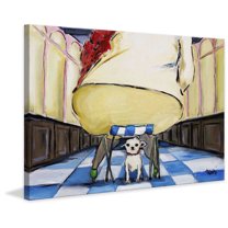 Marmont Hill Dog Allowed In by Tori Campisi Canvas Wall Art - Walmart.com
