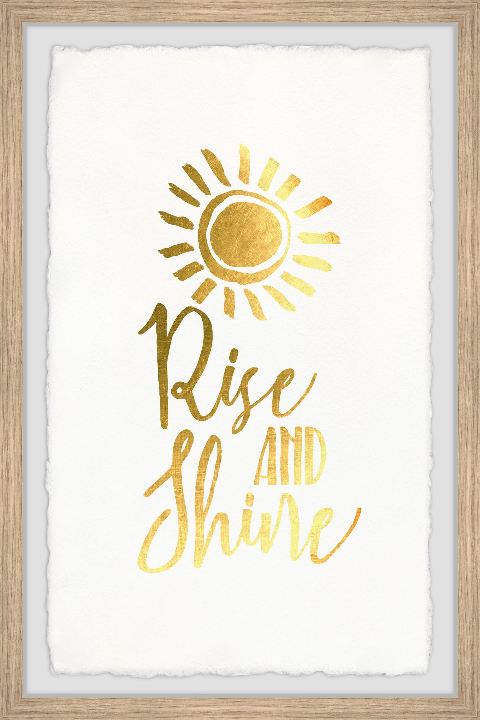 Marmont Hill Rise and Shine VI Framed Wall Art - Walmart.com