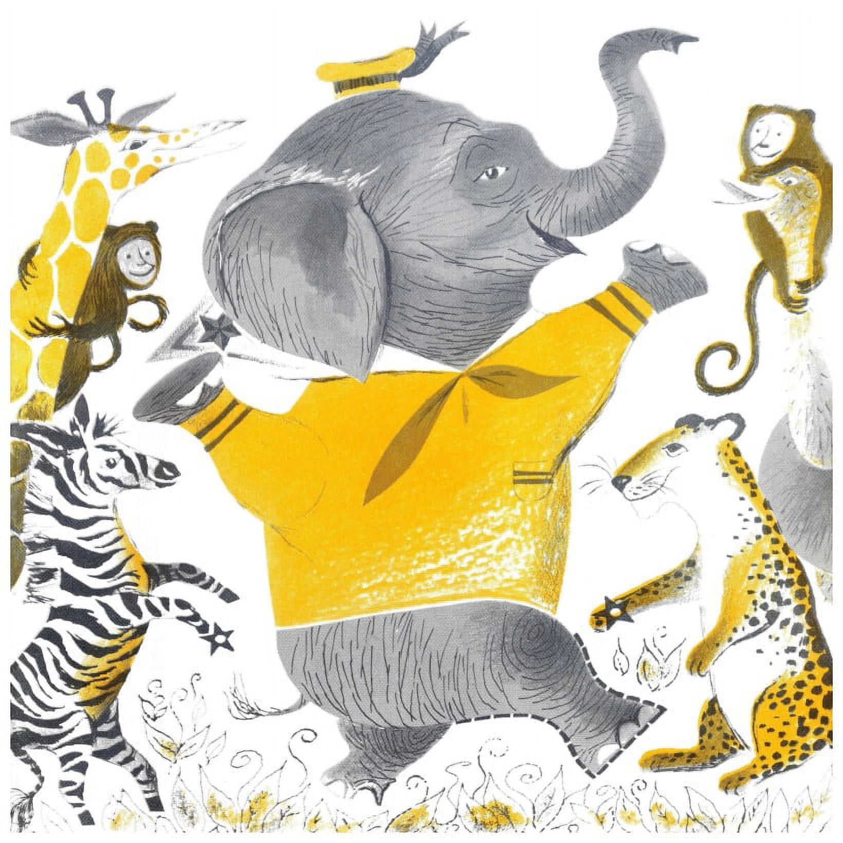 Marmont Hill "Wild Animals" by Curtis Painting Print on Canvas ...