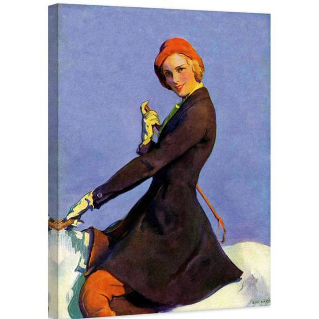 Marmont Hill "Woman on Horseback" by Guy Hoff Painting Print on Canvas ...