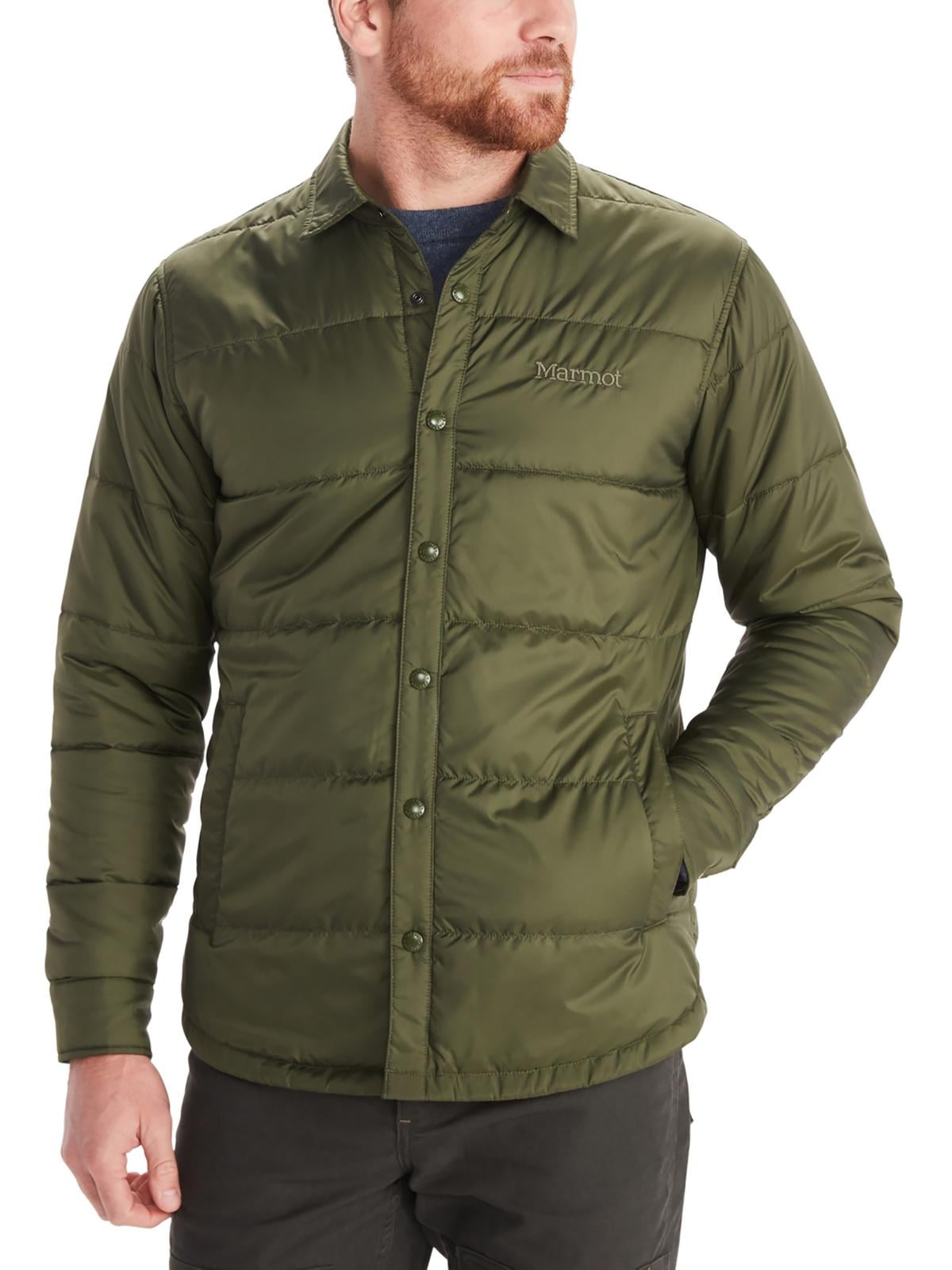 Marmot Mens Rye Lightweight Cold Weather Shirt Jacket - Walmart.com