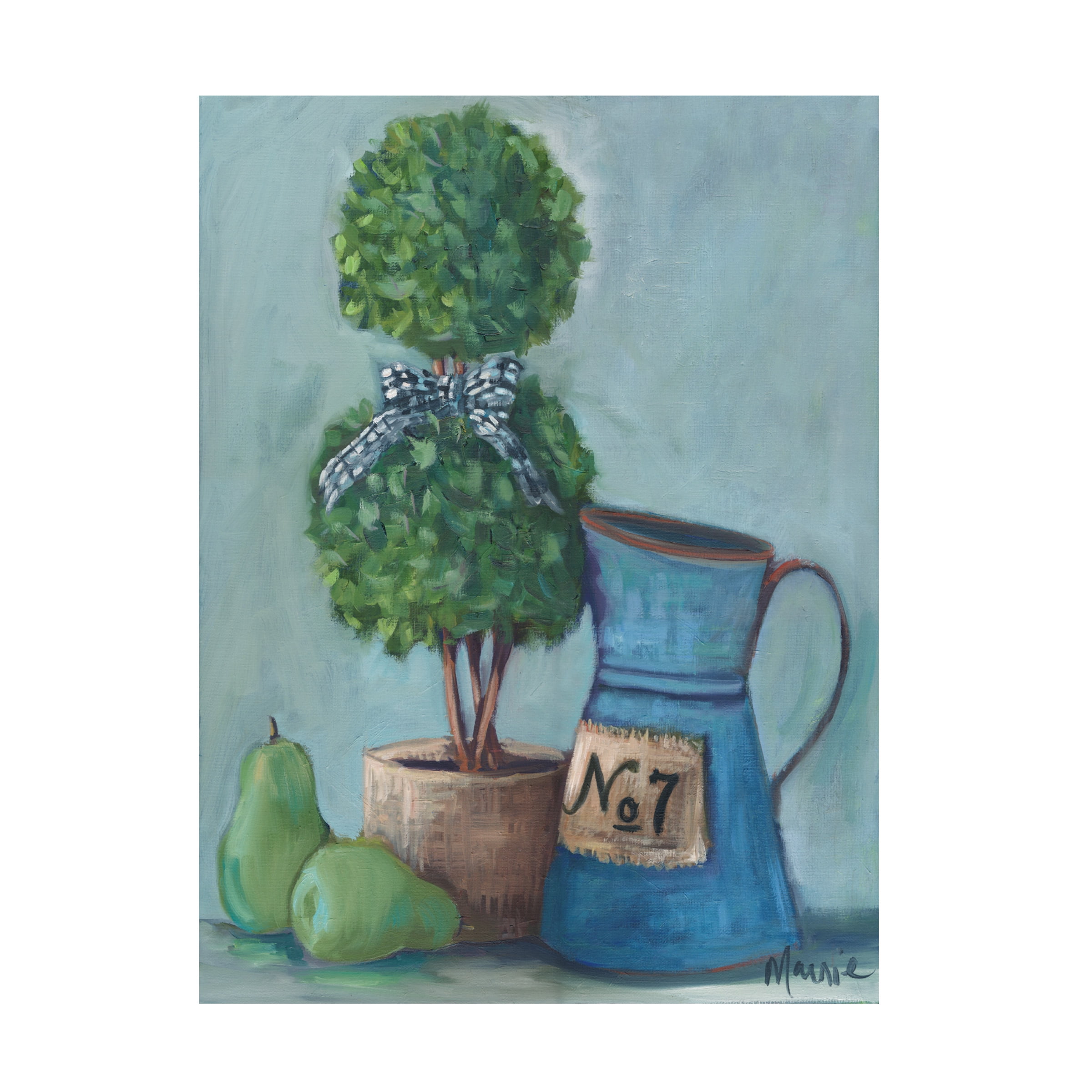 Marnie Bourque Number 7 Canvas Art