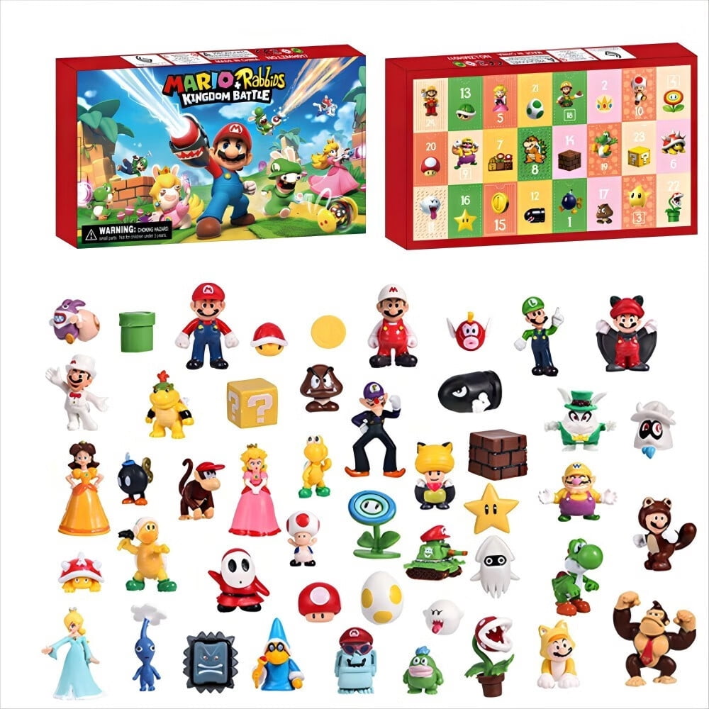 Maro Mini Toys Christmas Countdown Box,2024 Holiday Advent Calendar ...