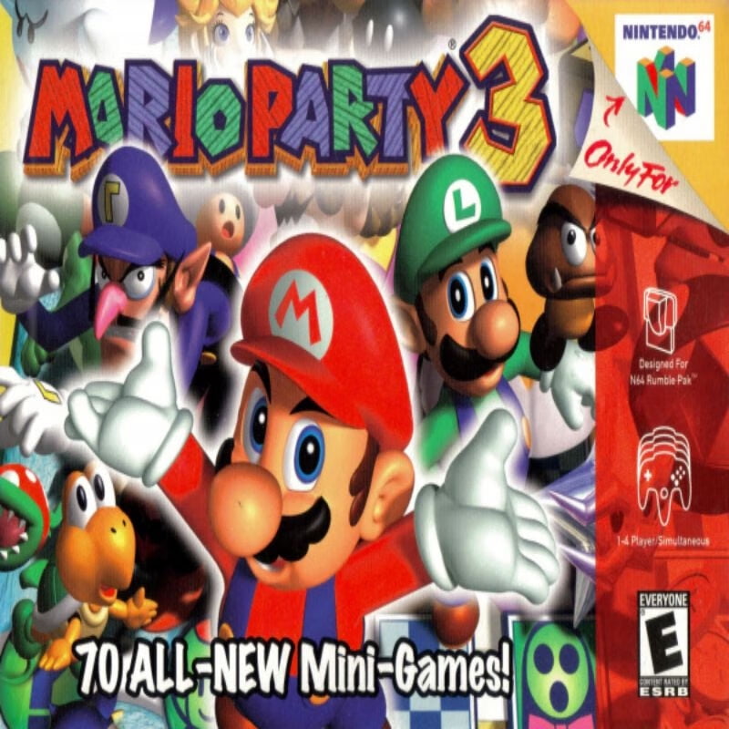 Maro Party 3 N64,US Version Vdieo Game Cartridges - Walmart.com