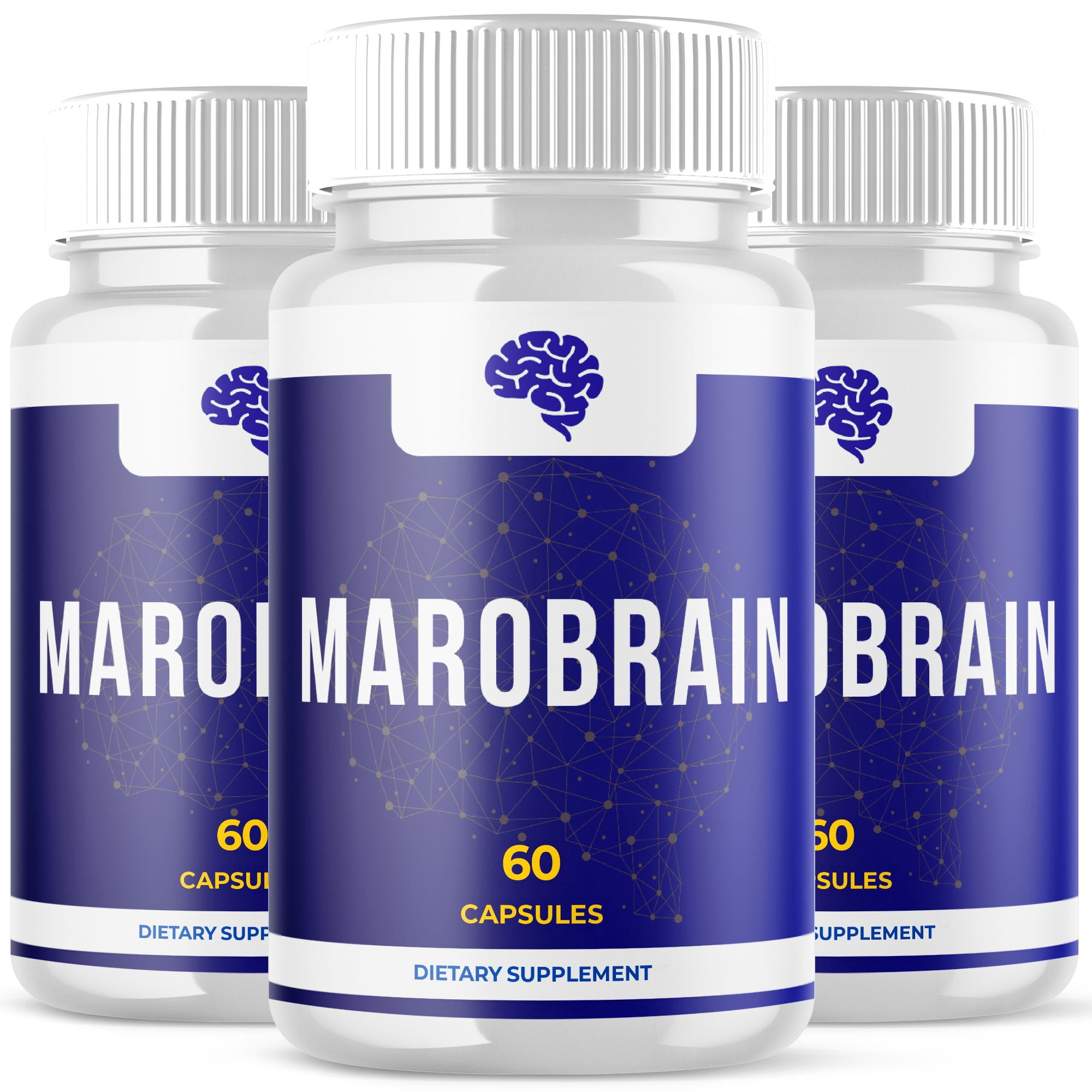 Marobrain Advanced Formula Brain Support Pills Maximum Strength ...