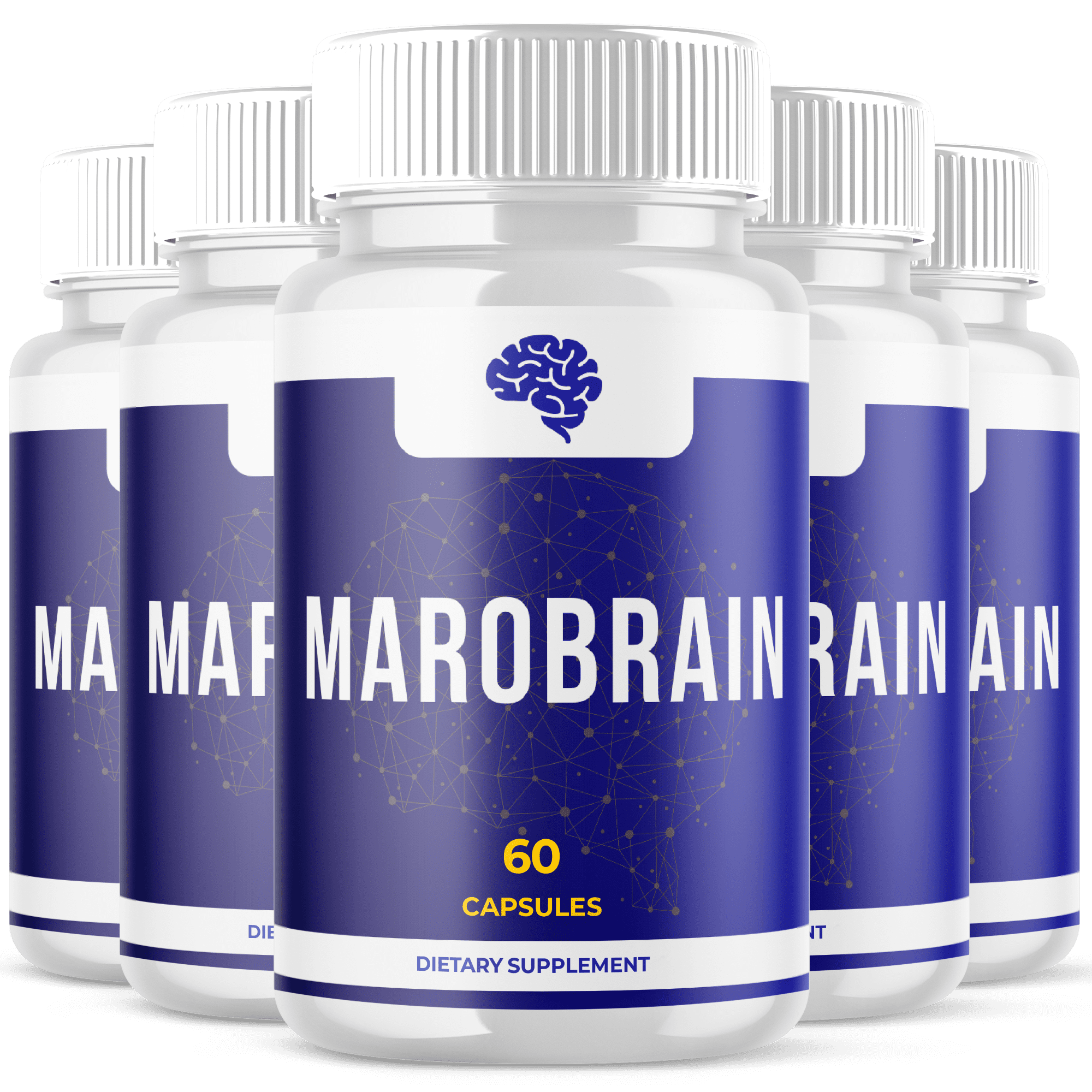 Marobrain Advanced Formula Brain Support Pills Maximum Strength ...