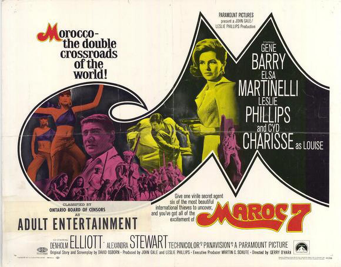 Maroc 7 - movie POSTER (Style A) (11" x 14") (1967) - Walmart.com